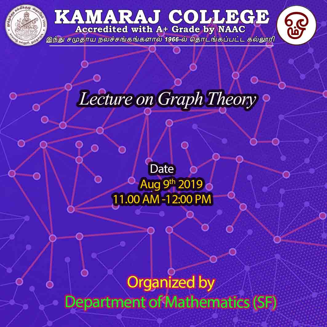 Guest Lecture On Graph Theory Kamaraj College Guest Lecture On Graph Theory Kamaraj College